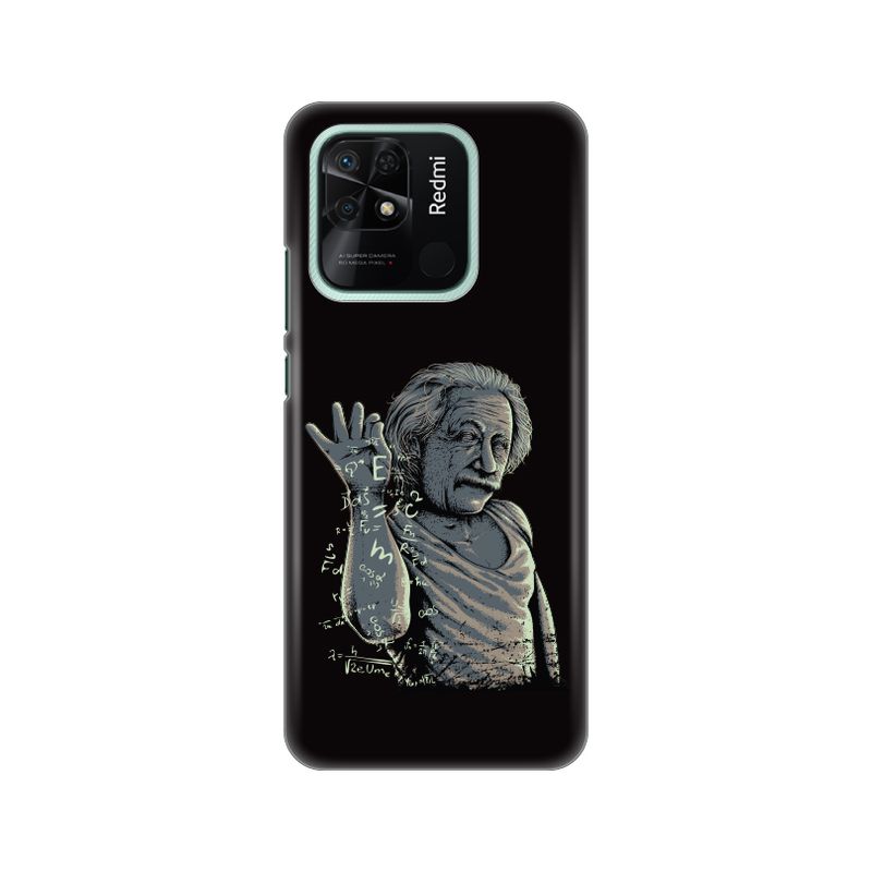 Maskica Silikonska Print za Xiaomi Redmi 10C Funny Albert Einstein