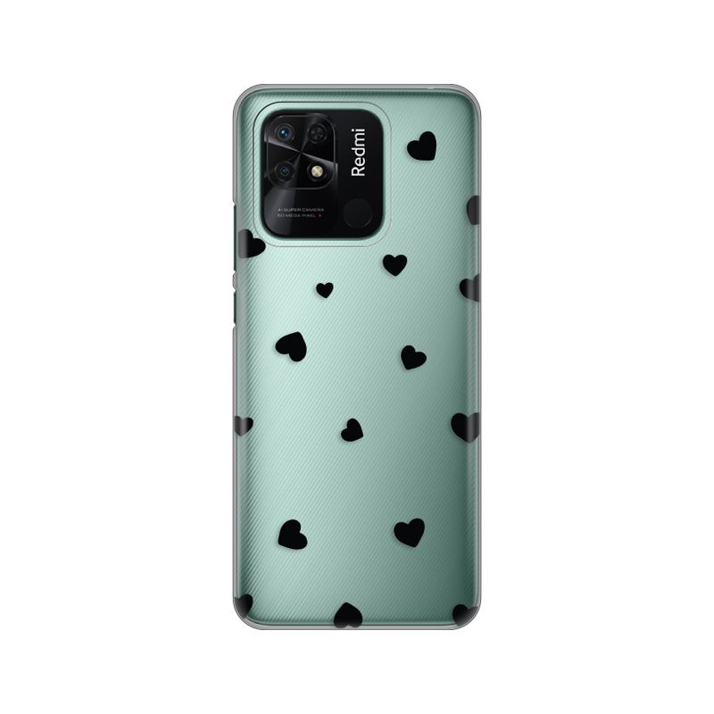 Maskica Silikonska Print Skin za Xiaomi Redmi 10C Hearts