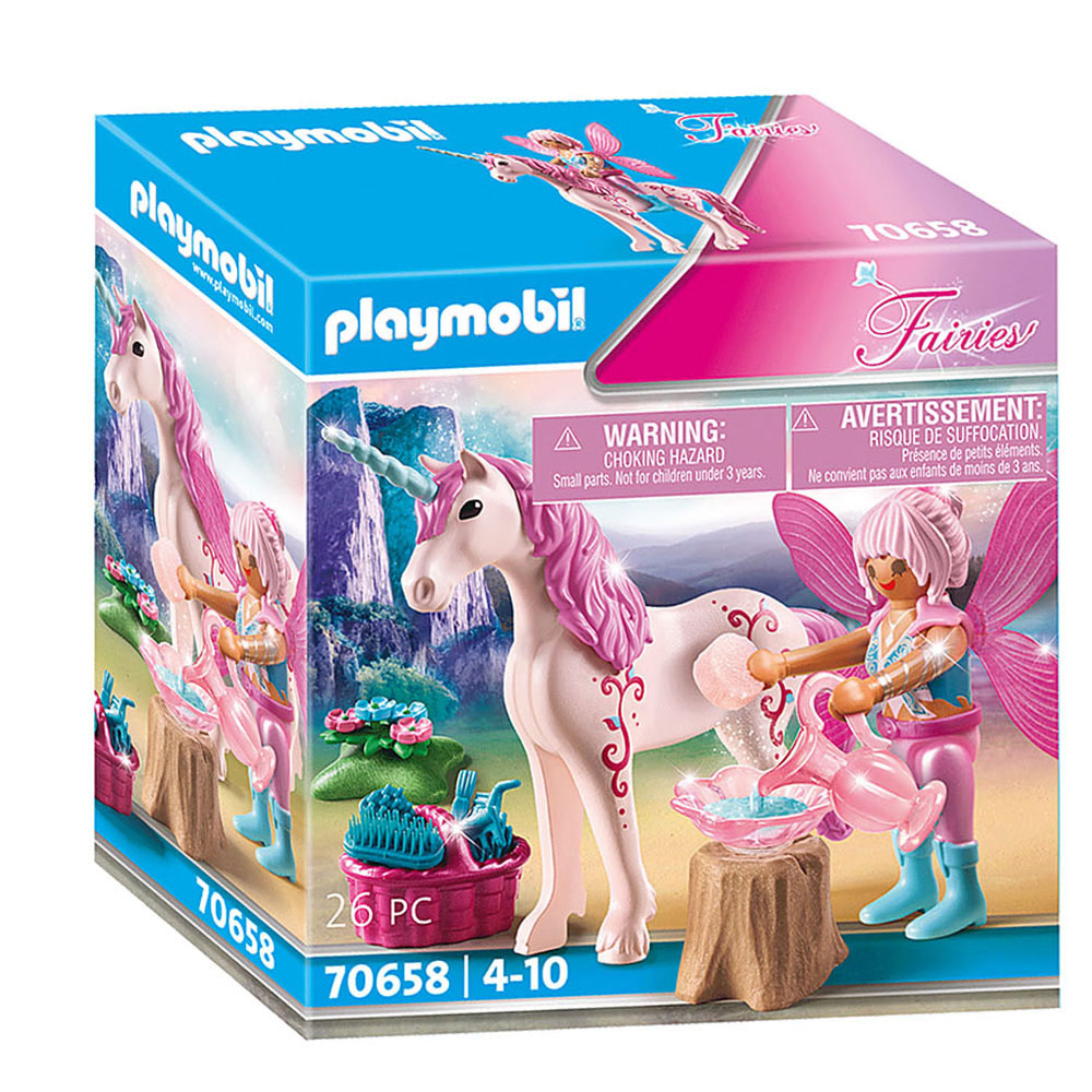 Playmobil Fairies Vila neguje jednoroga