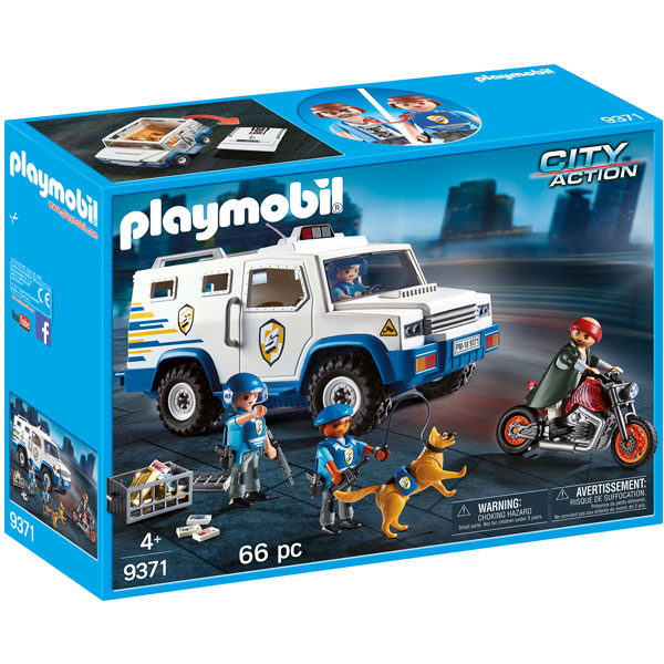 Playmobil City Action - Policijski transporter novca