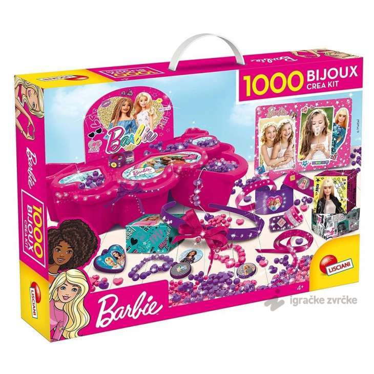 BARBIE® Set za pravljenje nakita 1000pcs Lisciani