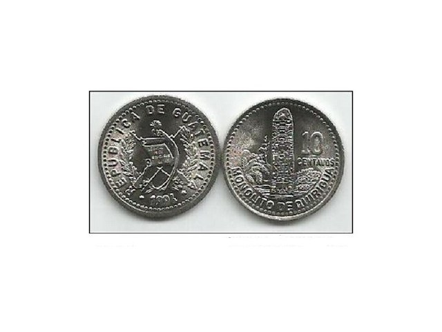 Guatemala 10 centavos 1994. UNC