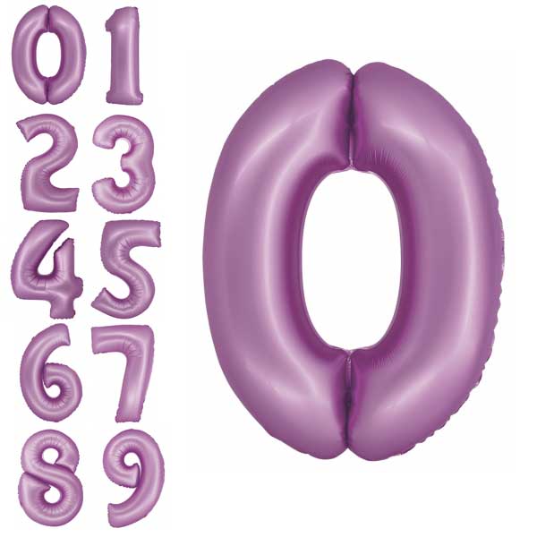 Ljubičasti brojevi baloni