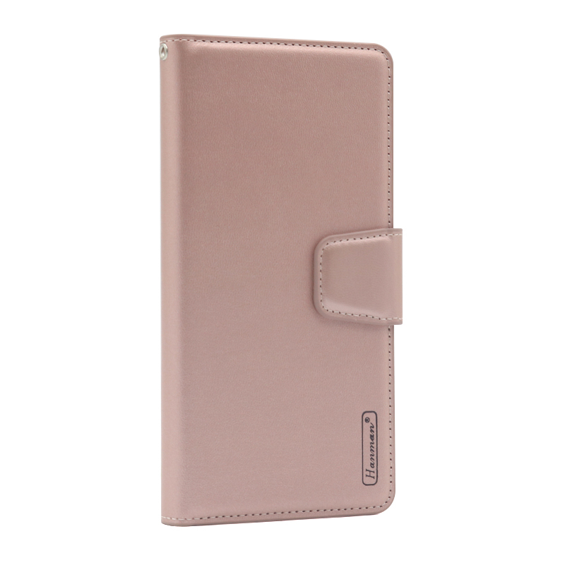 Futrola BI FOLD HANMAN II za Huawei Y90 svetlo roze