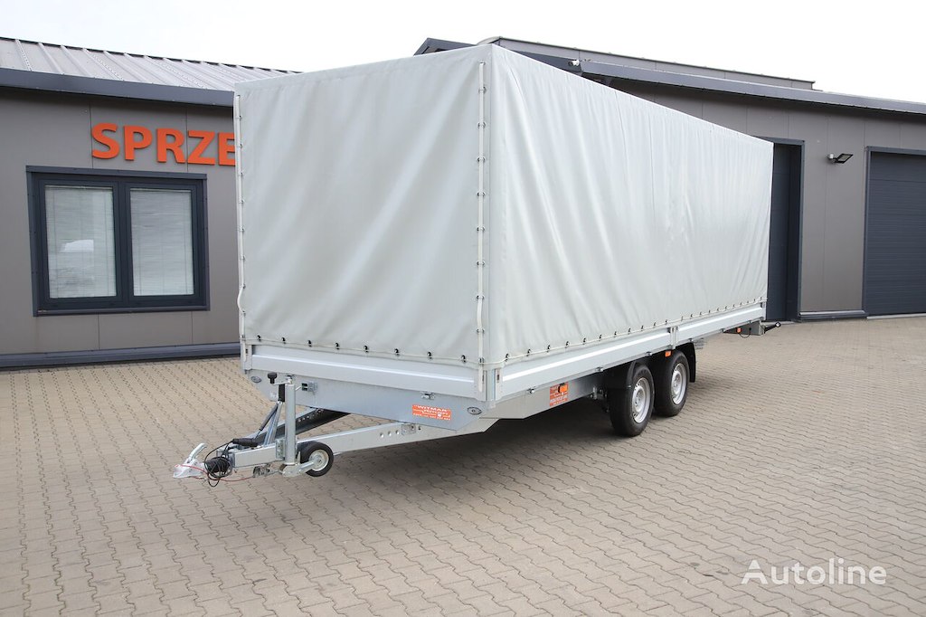 Nova Niewiadów Boss 6 x 2.1 DMC 3000kg burty aluminiowe prikolica sa ceradom