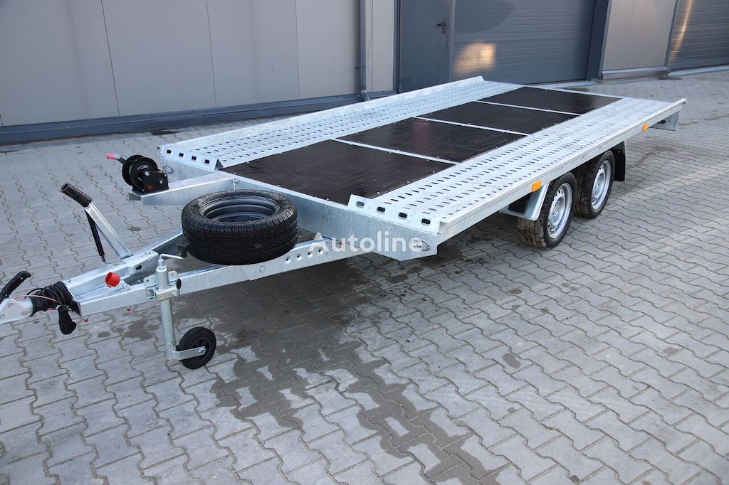 Nova Niewiadów Mars 4 X 2+ Sklejka Koła 195R13C DMC 2700kg prikolica autotransportera