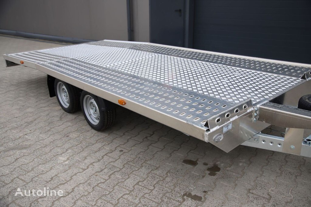 Nova Niewiadów Jupiter Aluminiowy 4,5x2 + Ryfel Koła 195r13c prikolica autotransportera