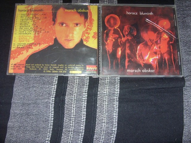 Horacz Bluminth ‎– Marsch Obskur CD Adult Germany 1996.