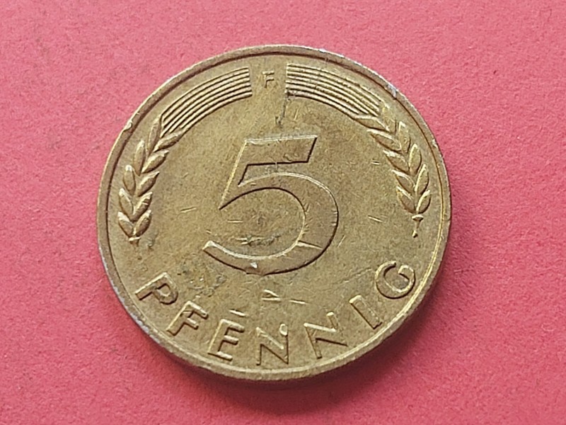 Nemačka - 5 pfennig 1971 god F