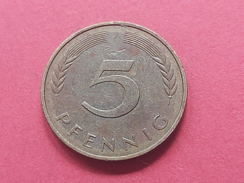 Nemačka - 5 pfennig 1982 god J