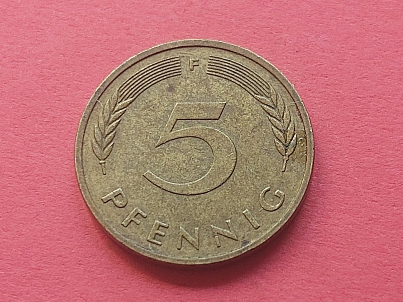 Nemačka - 5 pfennig 1987 god F