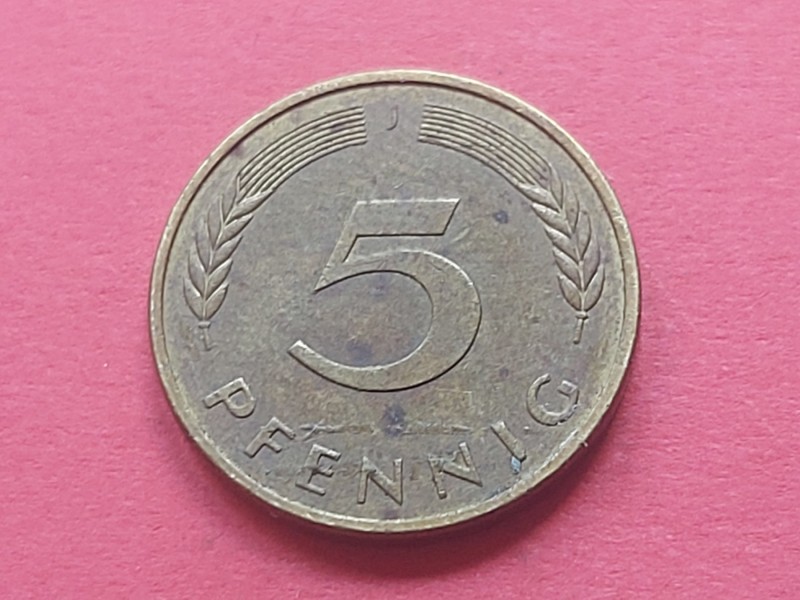 Nemačka - 5 pfennig 1987 god J