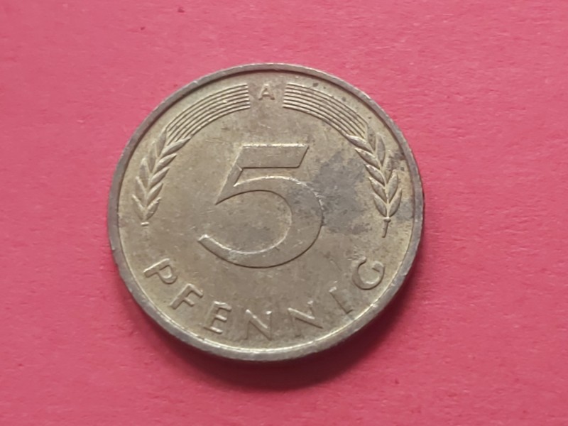 Nemačka - 5 pfennig 1991 god A