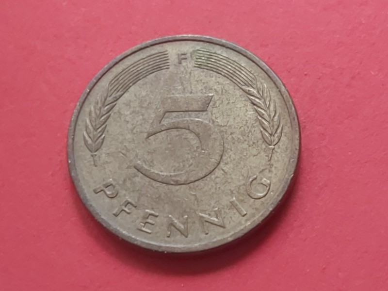 Nemačka - 5 pfennig 1995 god F