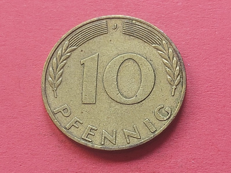 Nemačka - 10 pfennig 1969 god J