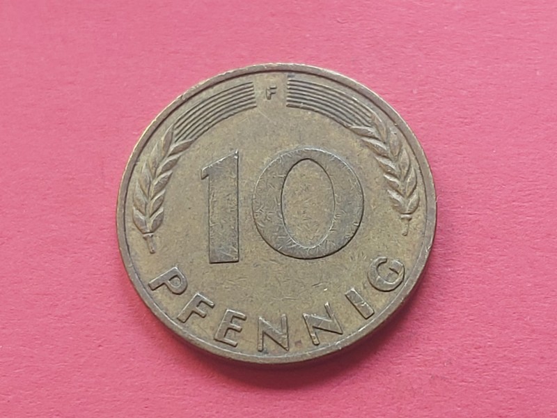 Nemačka - 10 pfennig 1971 god F