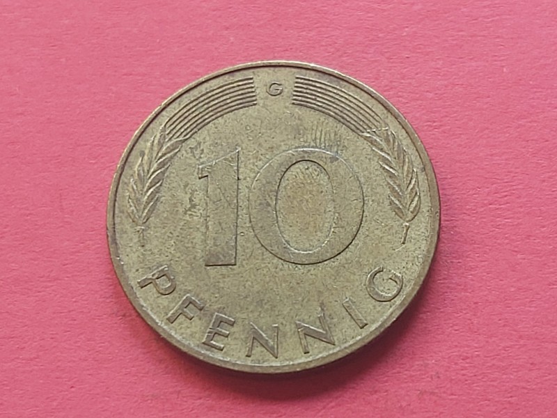 Nemačka - 10 pfennig 1971 god G