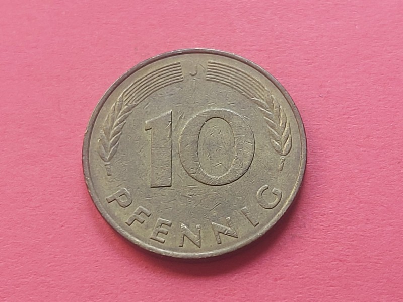 Nemačka - 10 pfennig 1976 god J