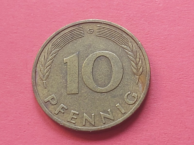 Nemačka - 10 pfennig 1978 god G