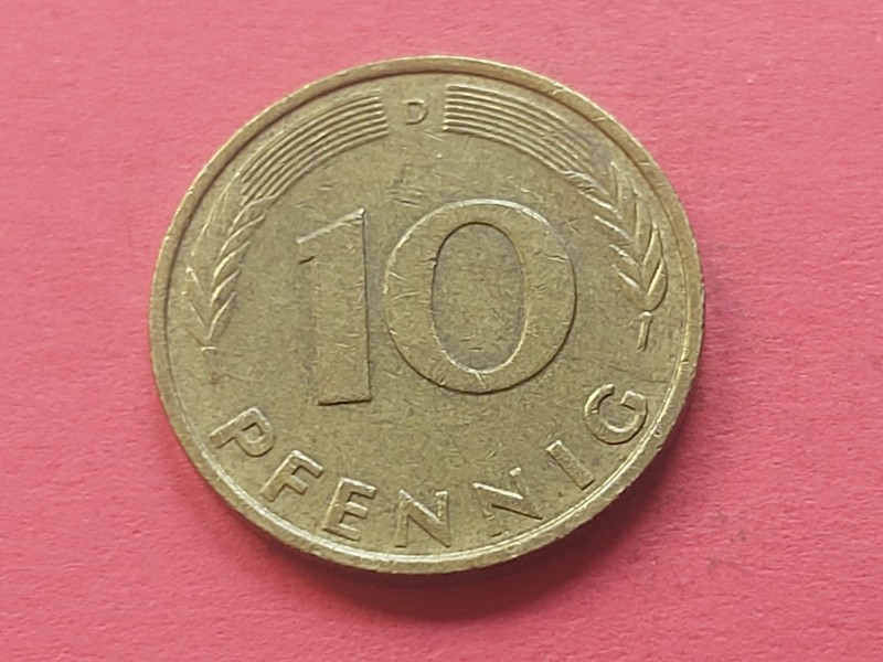 Nemačka - 10 pfennig 1979 god D