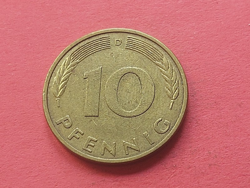 Nemačka - 10 pfennig 1981 god D