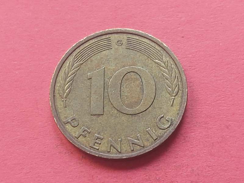 Nemačka - 10 pfennig 1981 god G