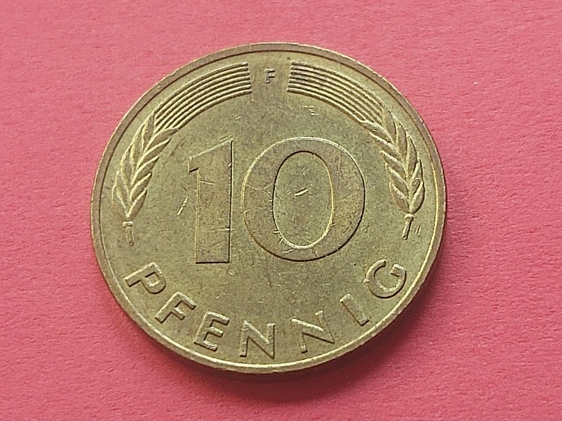 Nemačka - 10 pfennig 1988 god F