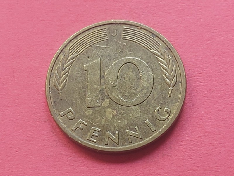 Nemačka - 10 pfennig 1988 god J