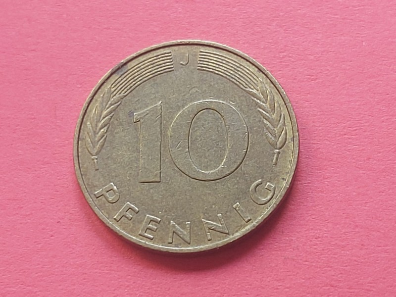 Nemačka - 10 pfennig 1990 god J