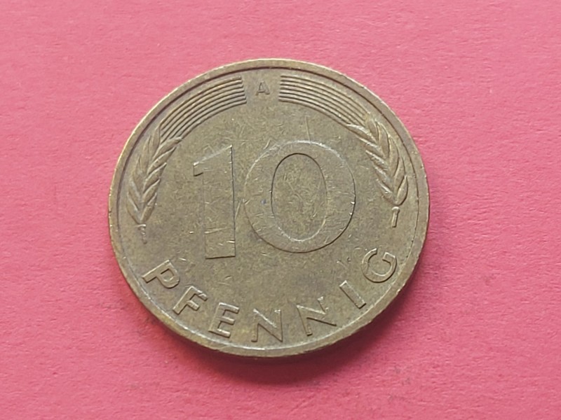 Nemačka - 10 pfennig 1991 god A