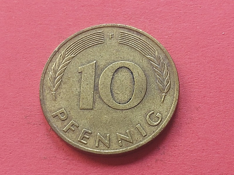 Nemačka - 10 pfennig 1991 god F