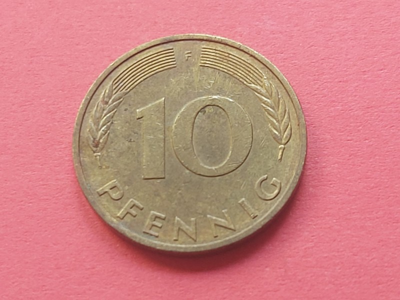 Nemačka - 10 pfennig 1993 god F