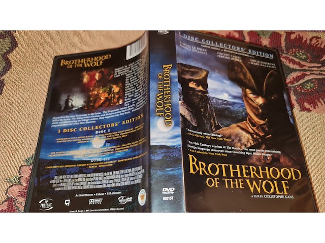 Brotherhood of the wolf 3DVDa collector`s edition