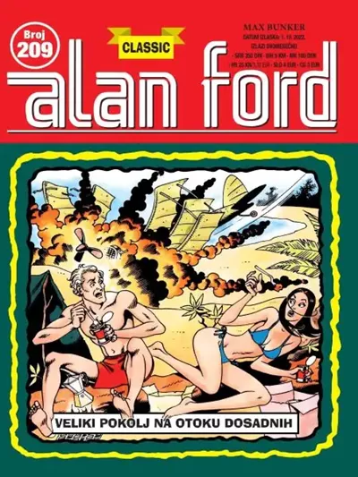 Color Media International Alan ford 209-classic - Veliki pokolj na otoku dosadnih