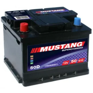 Akumulator Mustang 12V 50Ah 410A levo+