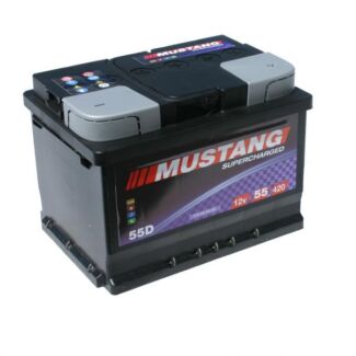 Akumulator Mustang 12V 55Ah 450A desno+