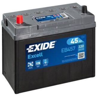 Akumulator Exide 12V 45Ah 330A Excell Azija uske kleme levo+