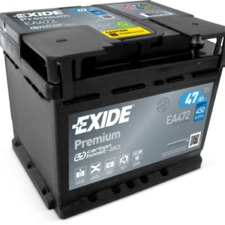 Akumulator Exide 12V 47Ah 450A Premium Carbon Boost desno+