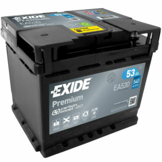 Akumulator Exide 12V 53Ah 540A Premium Carbon Boost desno+