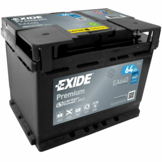 Akumulator Exide 12V 64Ah 640A Premium Carbon Boost desno+