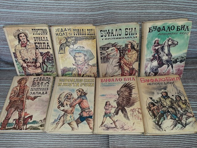 Bufalo Bil komplet 8 knjiga 1967.godina