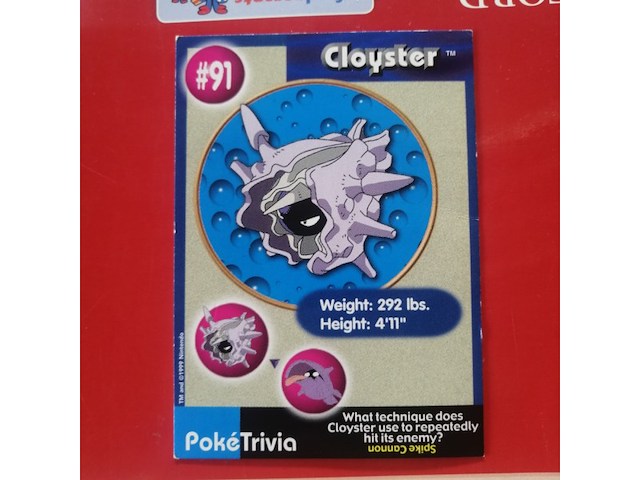 Pokemon -  PokeTrivia - Cloyster #91 - Mewtwo 7