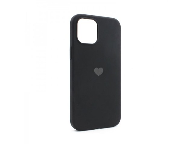 Maskica Heart za iPhone 12 Pro Max 6.7 crna