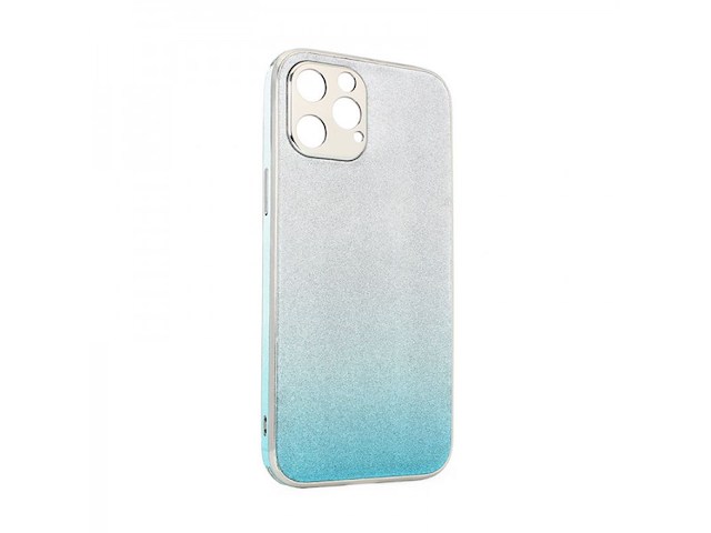 Maskica Glass Glitter za iPhone 12 Pro Max 6.7 plava