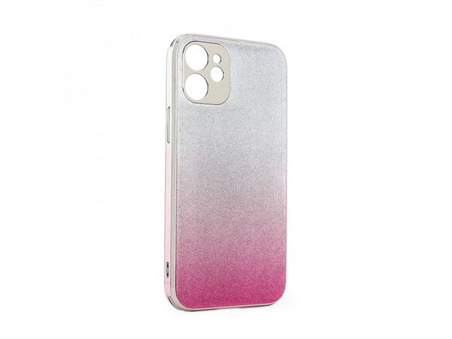 Maskica Glass Glitter za iPhone 12 Mini 5.4 pink