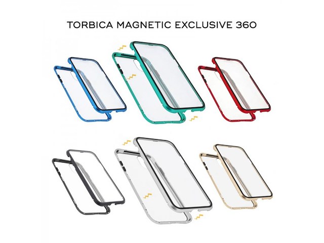 Maskica Magnetic exclusive 360 za Samsung A115F Galaxy A11 crna