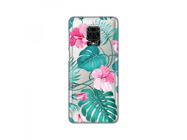 Maskica Silikonska Print Skin za Xiaomi Redmi Note 9 Pro/Note 9 Pro Max/Note 9S Tropical Florals