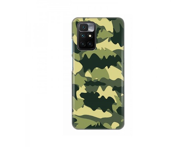 Maskica Silikonska Print Skin za Xiaomi Redmi 10/10 Prime Army