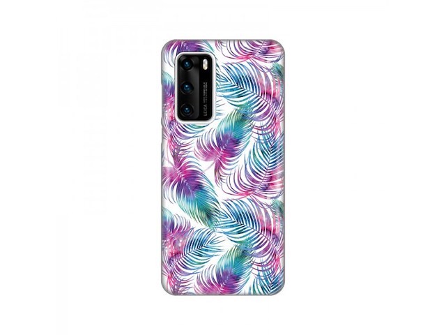 Maskica Silikonska Print za Huawei P40 Tropical Colors