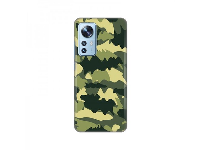 Maskica Silikonska Print Skin za Xiaomi 12/12x Army